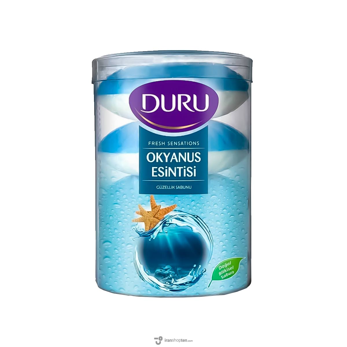صابون دورو DURU حاوی رایحه نسیم اقیانوس بسته ۴ عددی - ایران شاپ تن ...