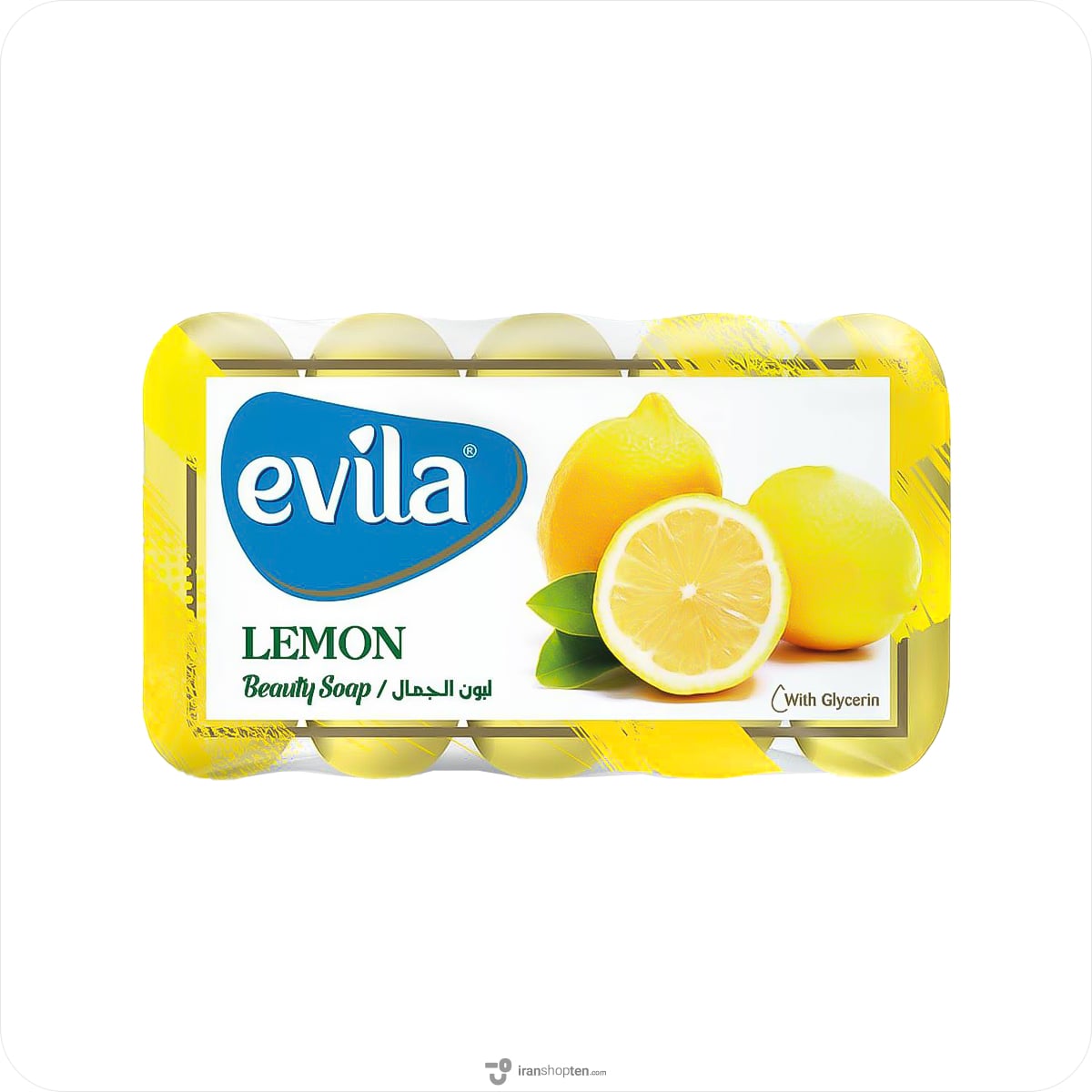 صابون اویلا EVILA رایحه لیمو بسته 5 عددی وزن 275 گرم - ایران شاپ تن ...